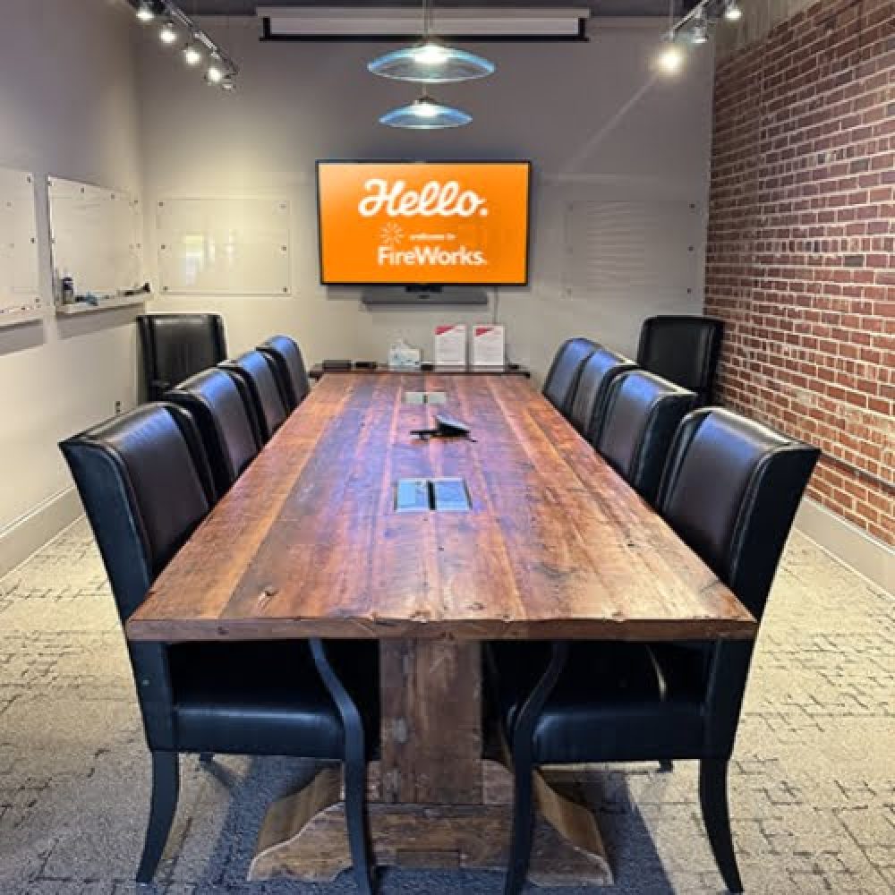 Tech Savvy Meeting Rooms | Fireworks Coworking Marietta GA